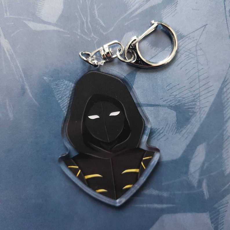 DC Superhero Batfamily Acrylic Keychain Charm - Etsy