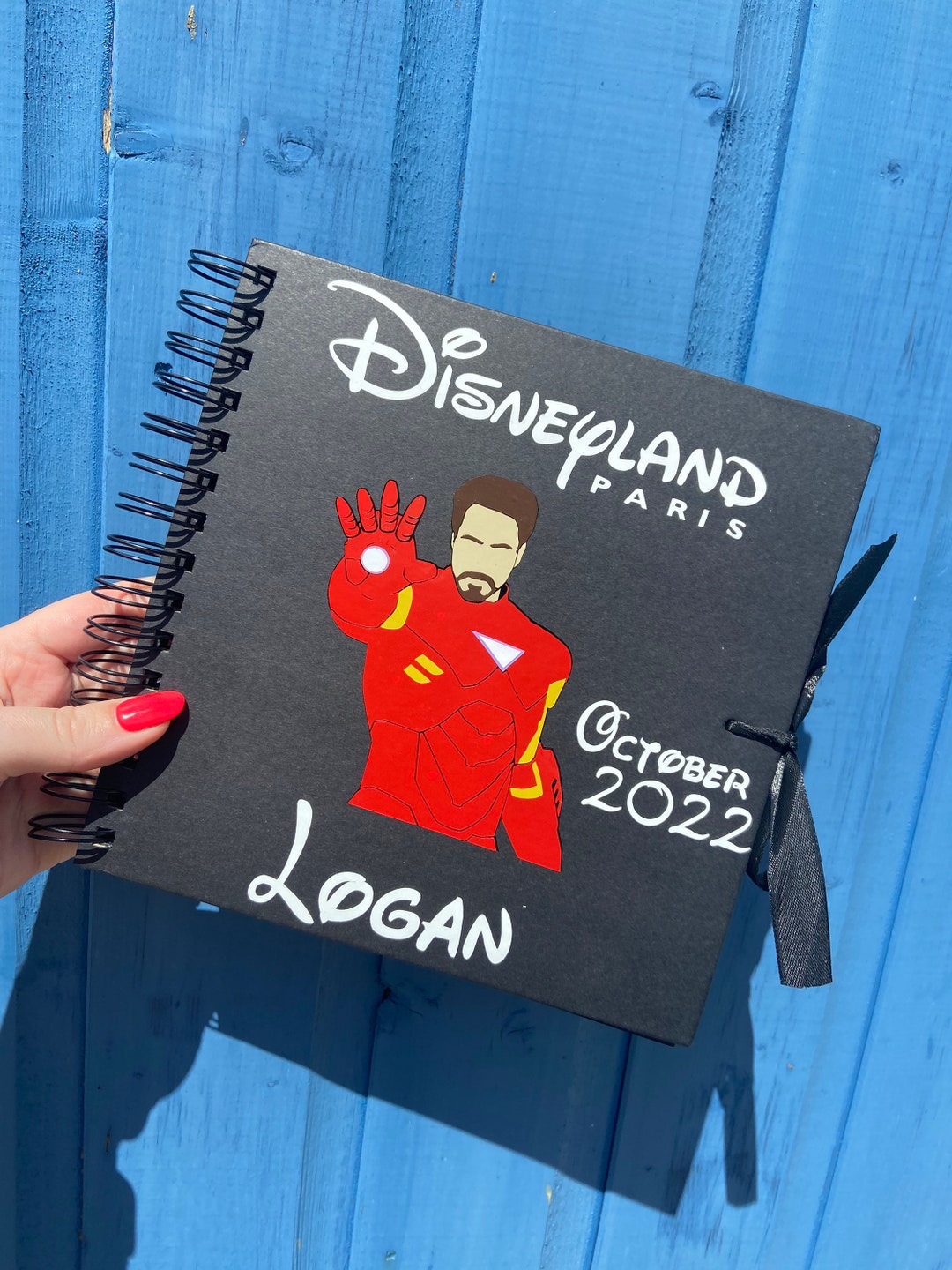 Character Autograph Book - 8x8” Personalised Scrapbook Autograph Memory ...