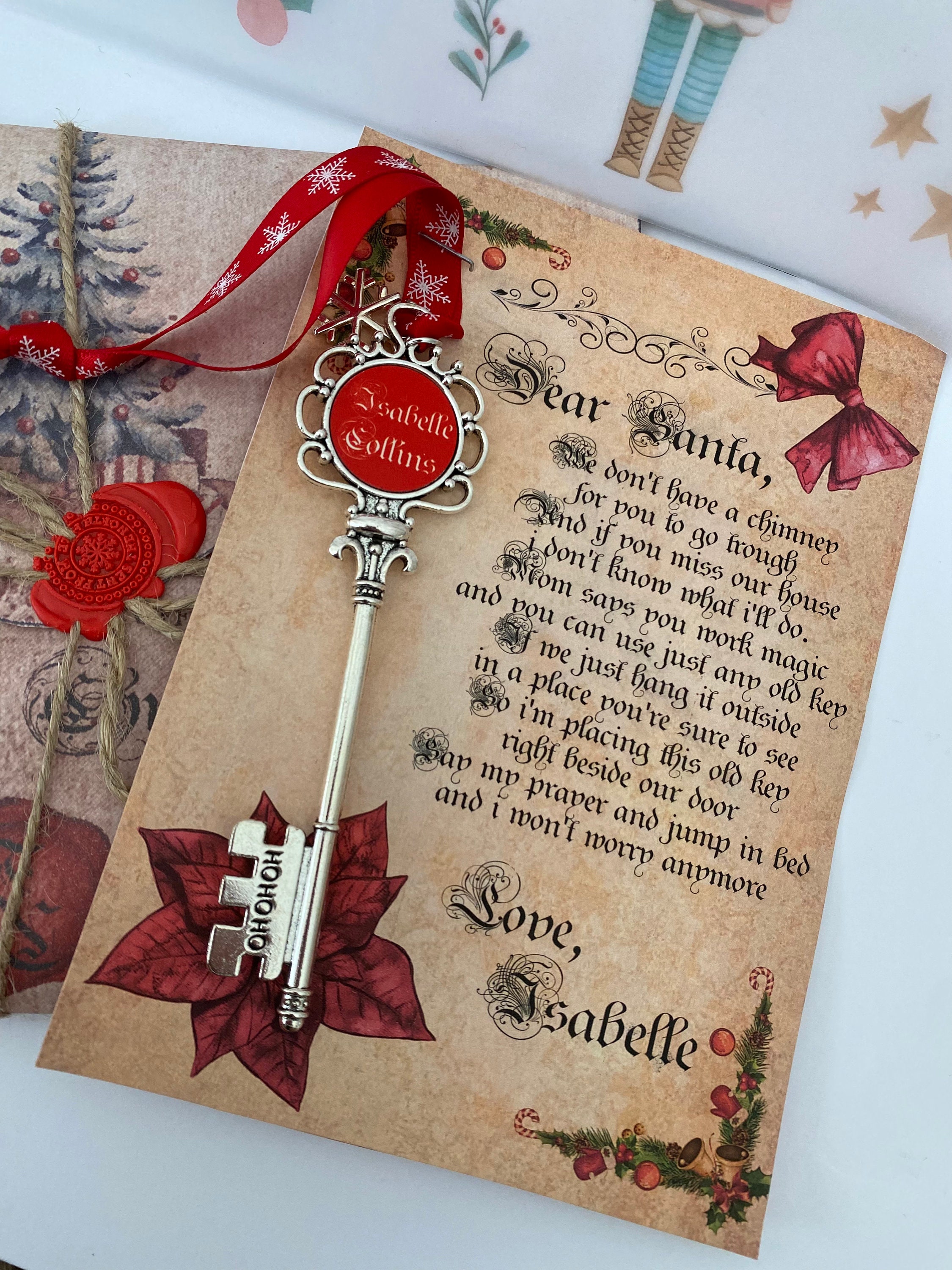 Personalised Santa's Magic Key/christmas Eve Box Filler/santa's Special ...