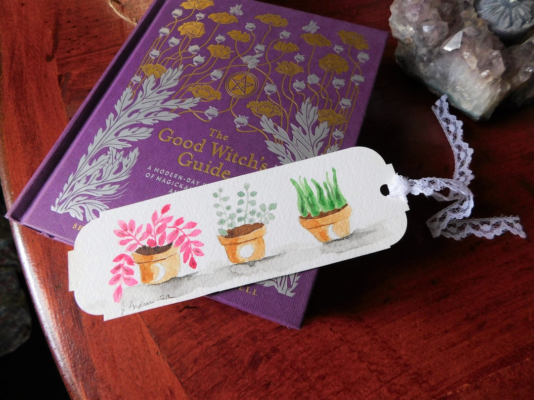 Original Artwork/botanical Art/watercolor Bookmarks by Jamie Anderson ...