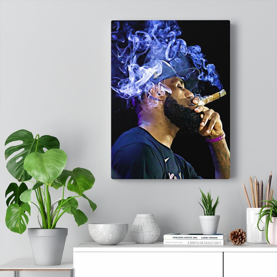 Lebron James LA Lakers Championship Cigar Digital Drawing - Etsy