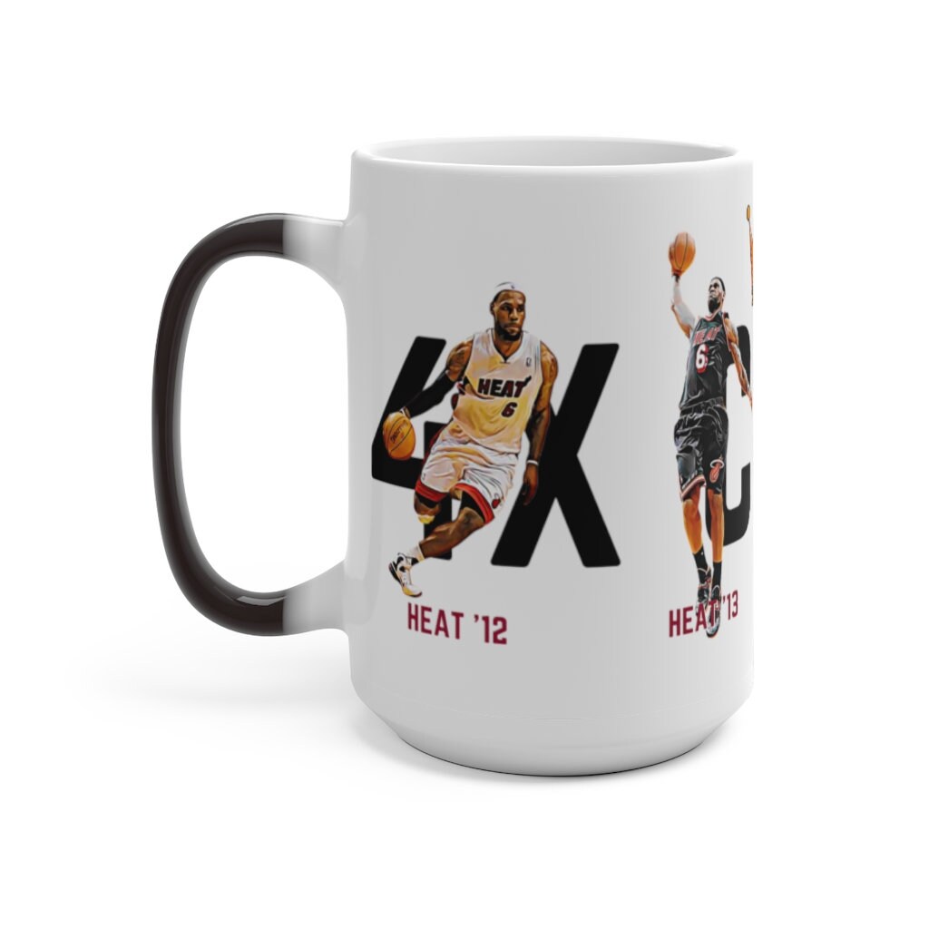 Lebron James 4X Championship Color Changing Mug - Etsy France
