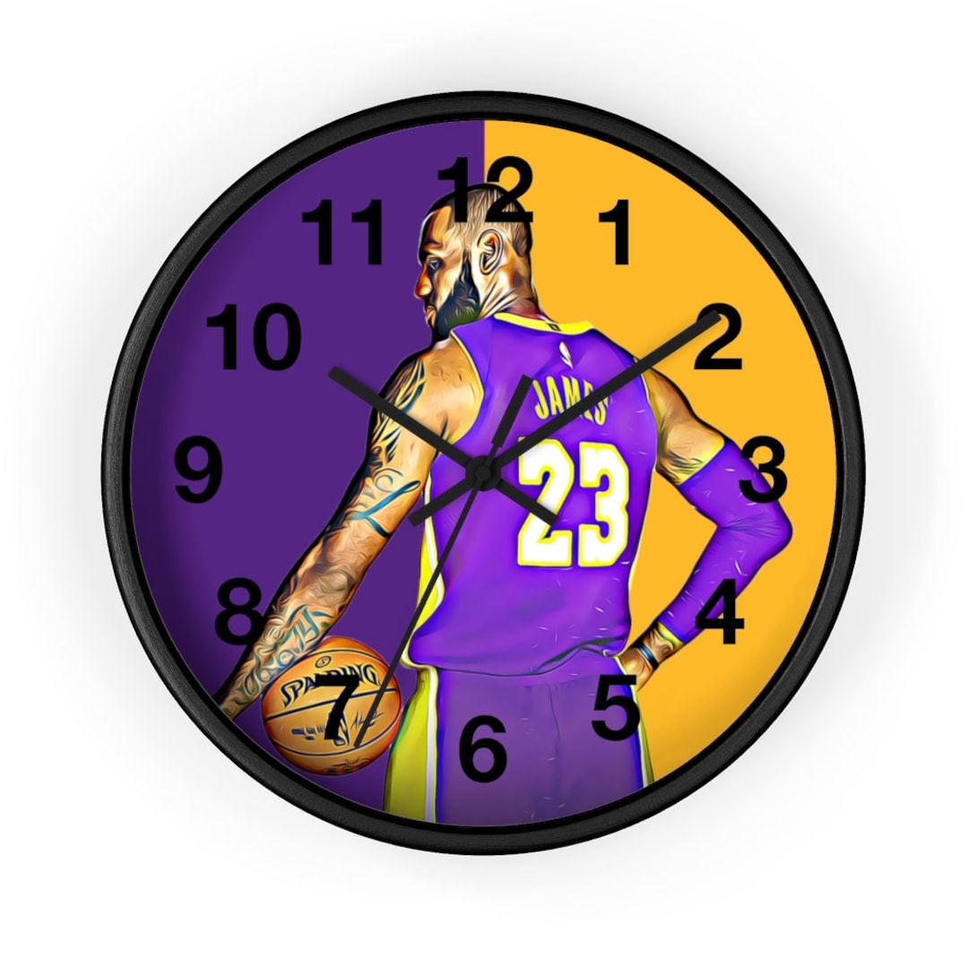 Lebron James Wall Clock - Etsy