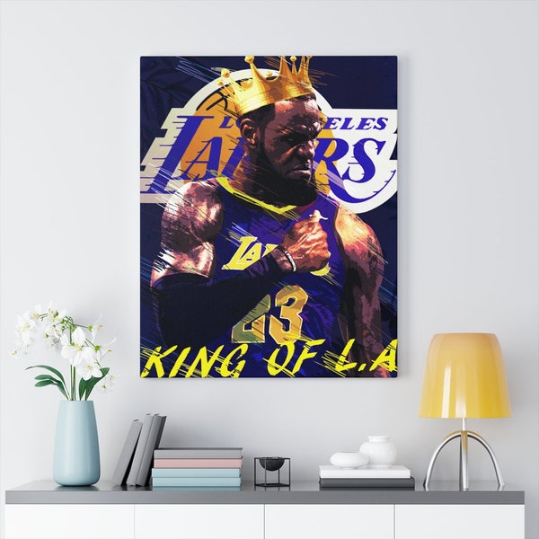 Lakers Canvas - Etsy