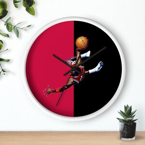 Michael Jordan Wall Clock - Etsy