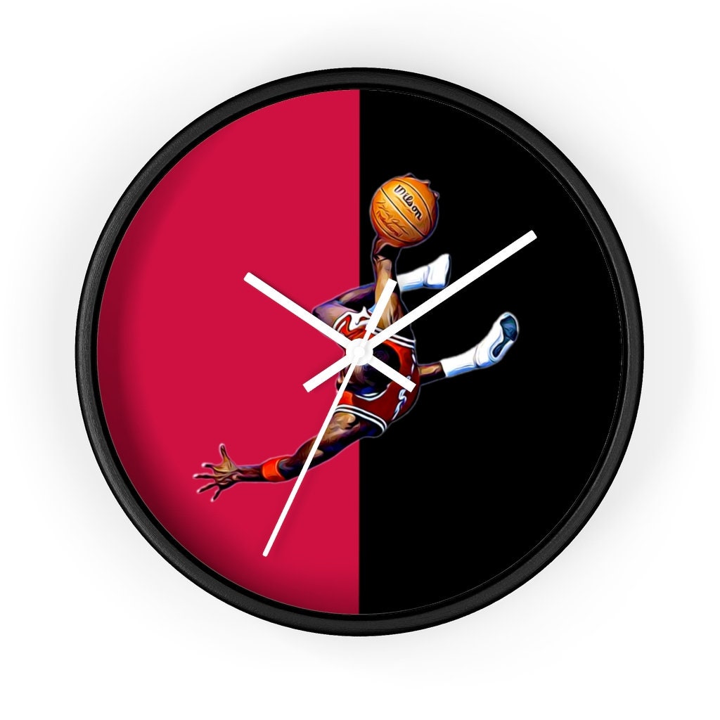 Michael Jordan Wall Clock - Etsy