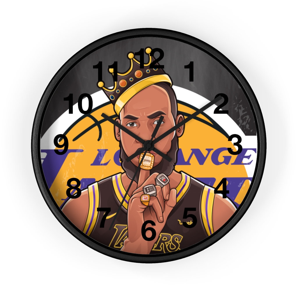 King Lebron James NBA LA Lakers Championship Rings 10" Wall Clock - Etsy