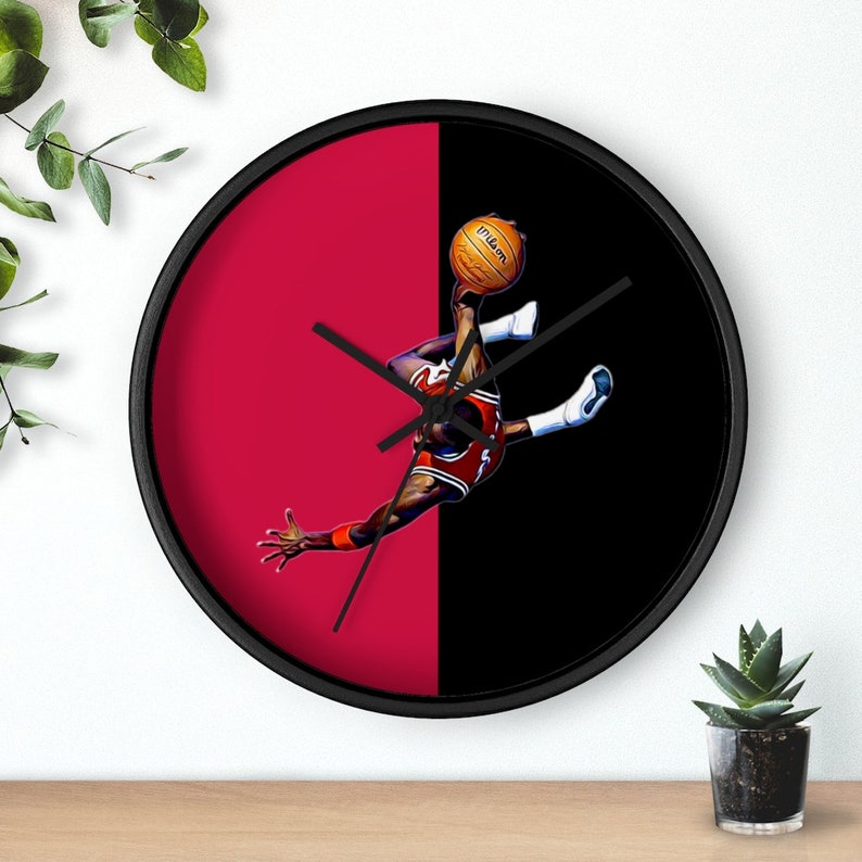 Michael Jordan Wall Clock - Etsy