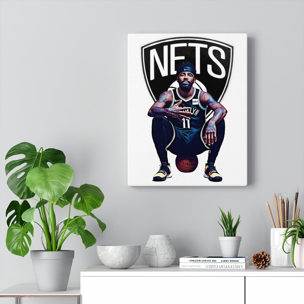 Kyrie Irving Brooklyn Nets Digital Art Canvas 11x14 12x16 - Etsy España