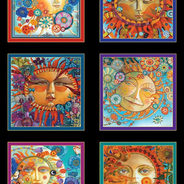 Season of the Sun Fabric - Etsy