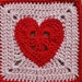 Heart Granny Square Pattern (digital Download) - Etsy