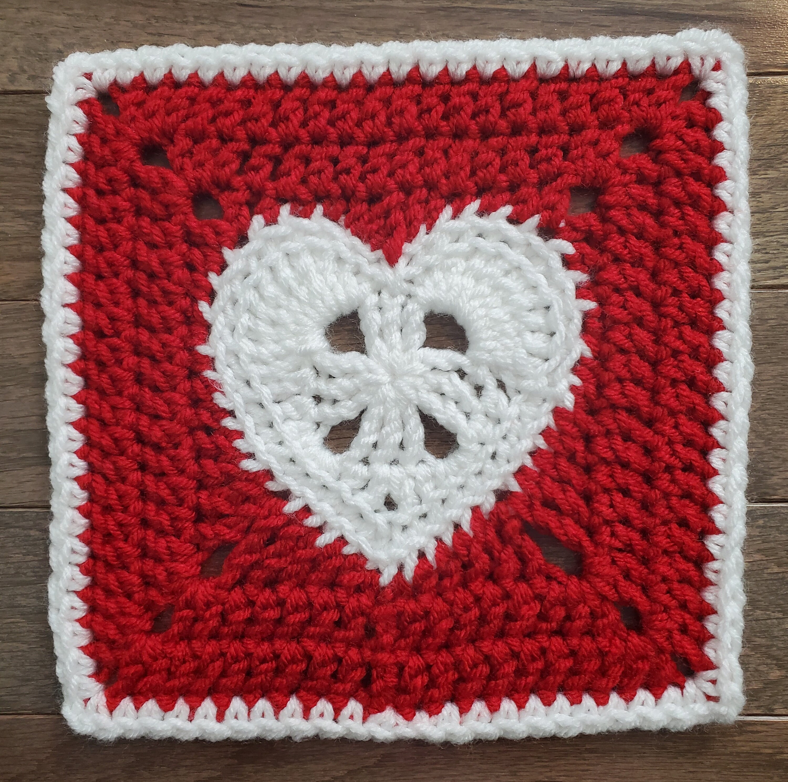 Heart Granny Square Pattern (digital Download) - Etsy