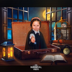 Wizard Digital Background, Digital Backdrop, for Composite Photoshop ...