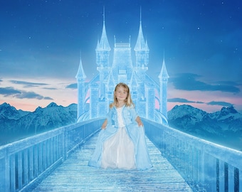 Princess Castle Digital Background Digital Backdrop for | Etsy