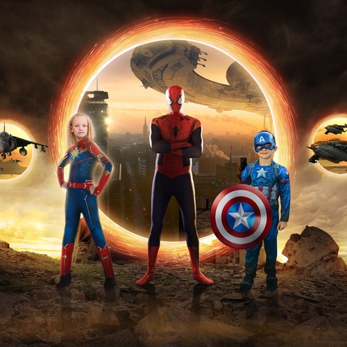 Superhero Digital Background Digital Backdrop for Composite - Etsy