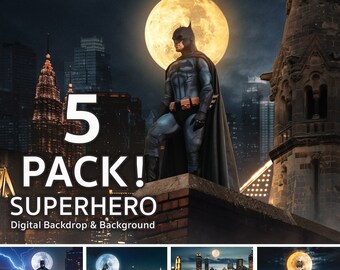 Superhero Digital Background Digital Backdrop for Composite - Etsy