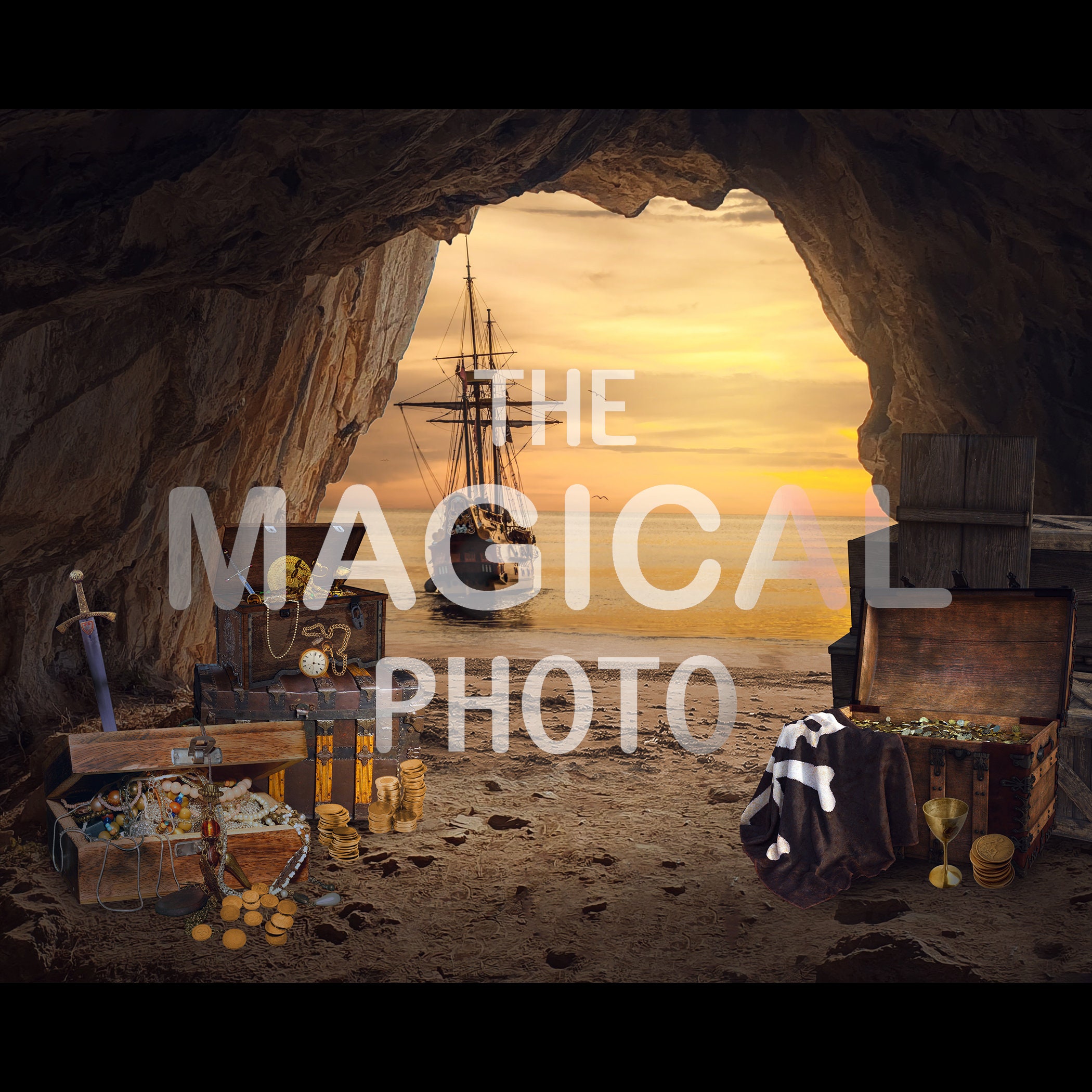 Pirate Digital Background Digital Backdrop for Composite - Etsy