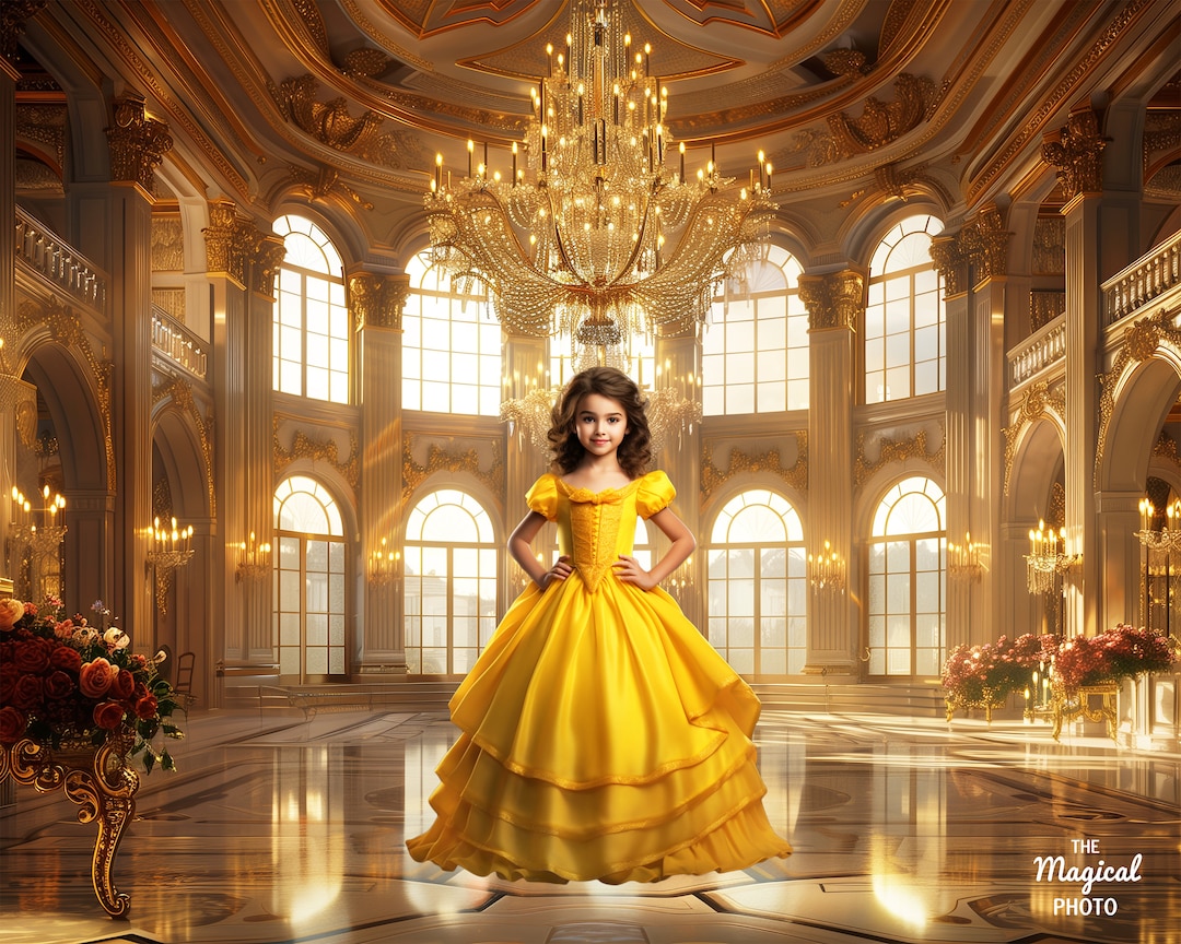Princess Ballroom Digital Background, Digital Backdrop, for Composite ...