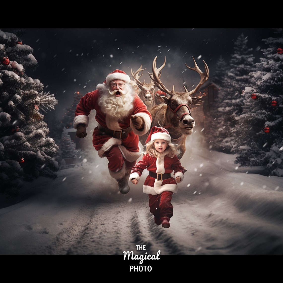 Christmas Digital Background, Digital Backdrop, for Composite Photoshop ...