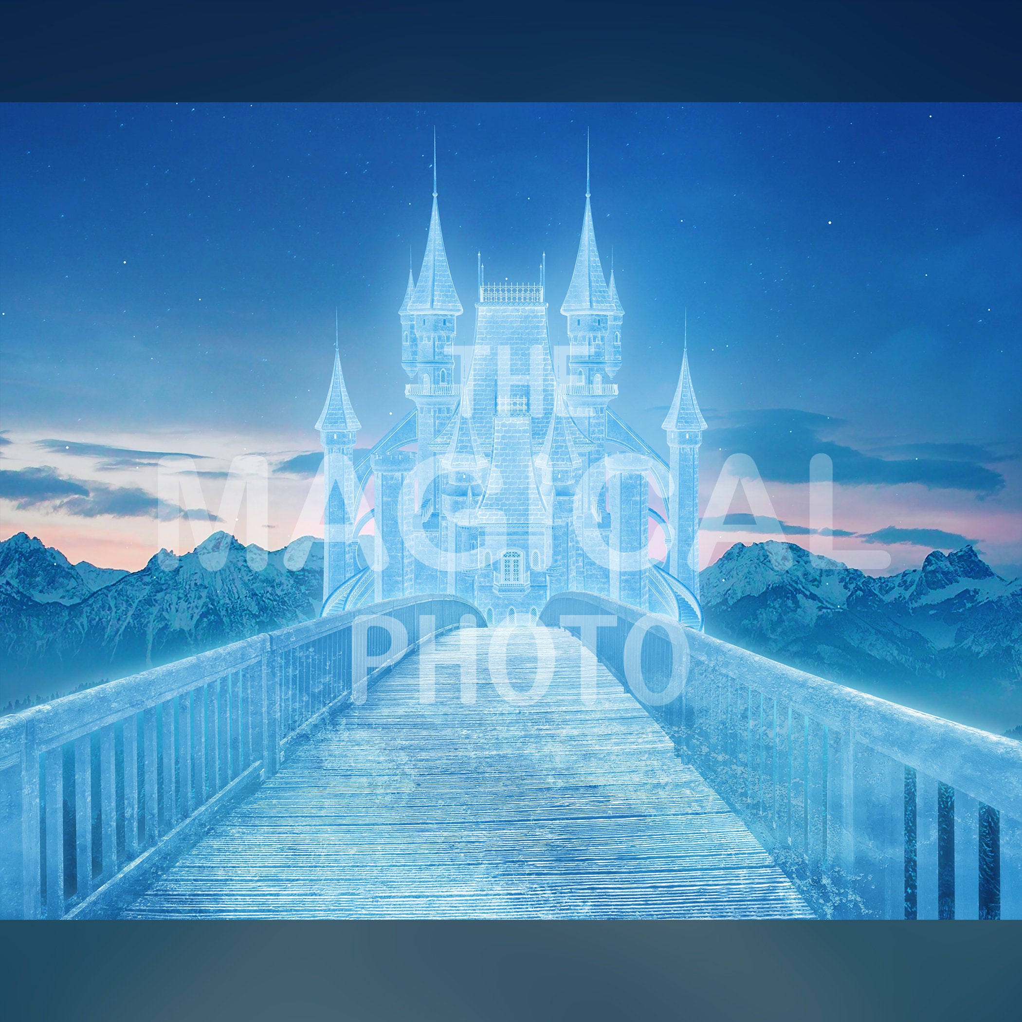 Frozen Castle Background