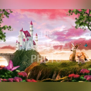 Princess Castle, Digital Background, Digital Backdrop, for Composite ...
