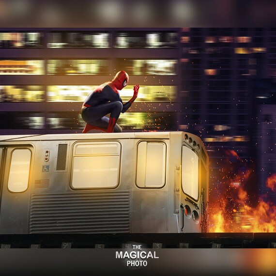 Superhero Digital Background Digital Backdrop for Composite - Etsy