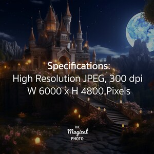 Princess Castle Digital Background, Digital Backdrop, for Composite ...