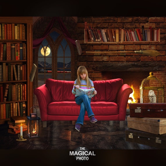 Magical Wizard spell room digital backdrop by Makememagical Harry ...