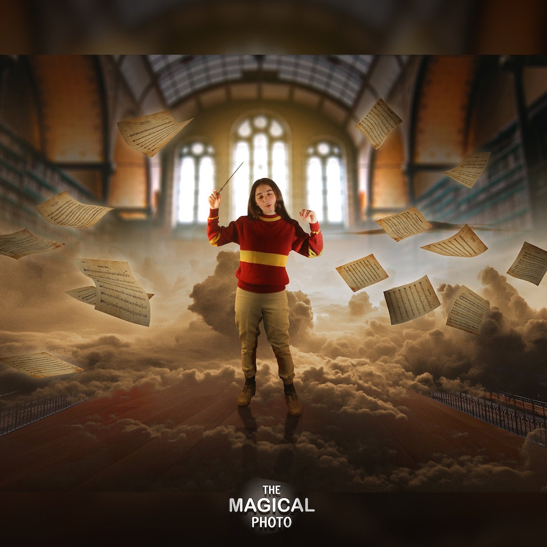 Wizard Digital Background, Digital Backdrop, for Composite Photoshop ...