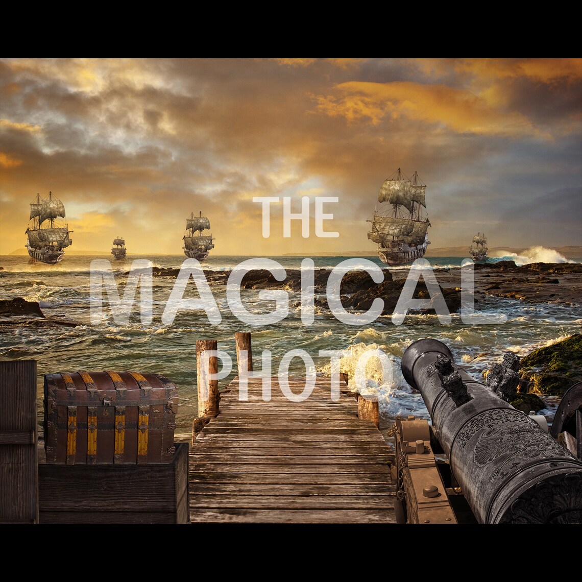 Pirate Digital Background Digital Backdrop for Composite - Etsy
