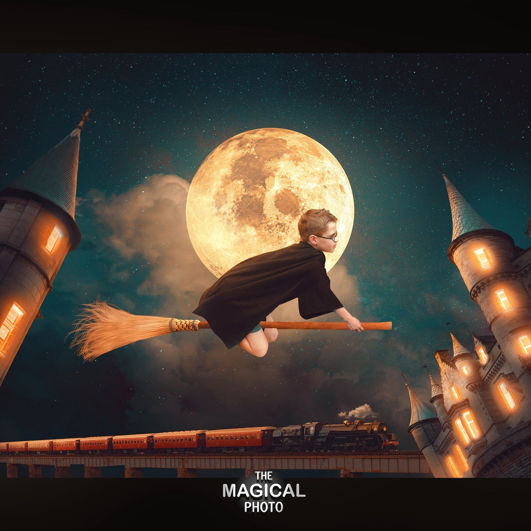 Wizard Digital Background, Digital Backdrop, for Composite Photoshop ...