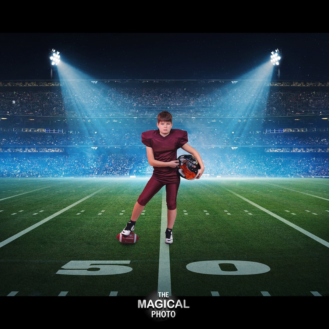 Football Digital Background, Digital Backdrop, Photography, for ...