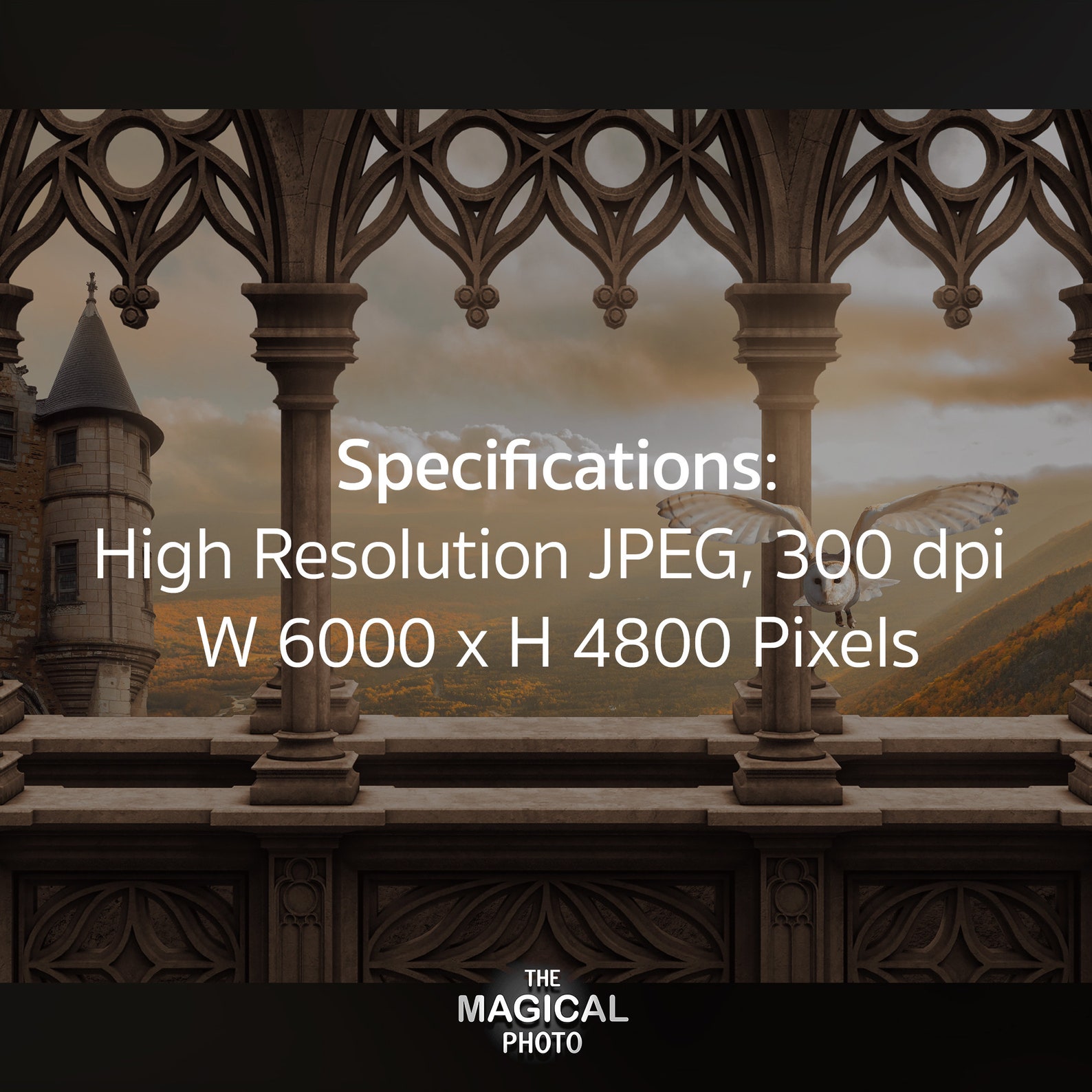 Wizard Digital Background, Digital Backdrop, for Composite Photoshop ...