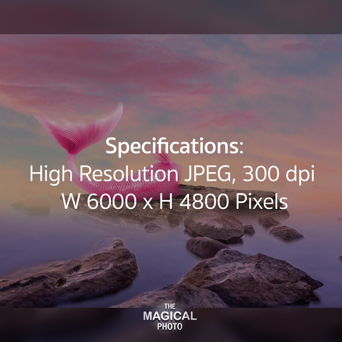 Mermaid Digital Background Digital Backdrop for Composite | Etsy