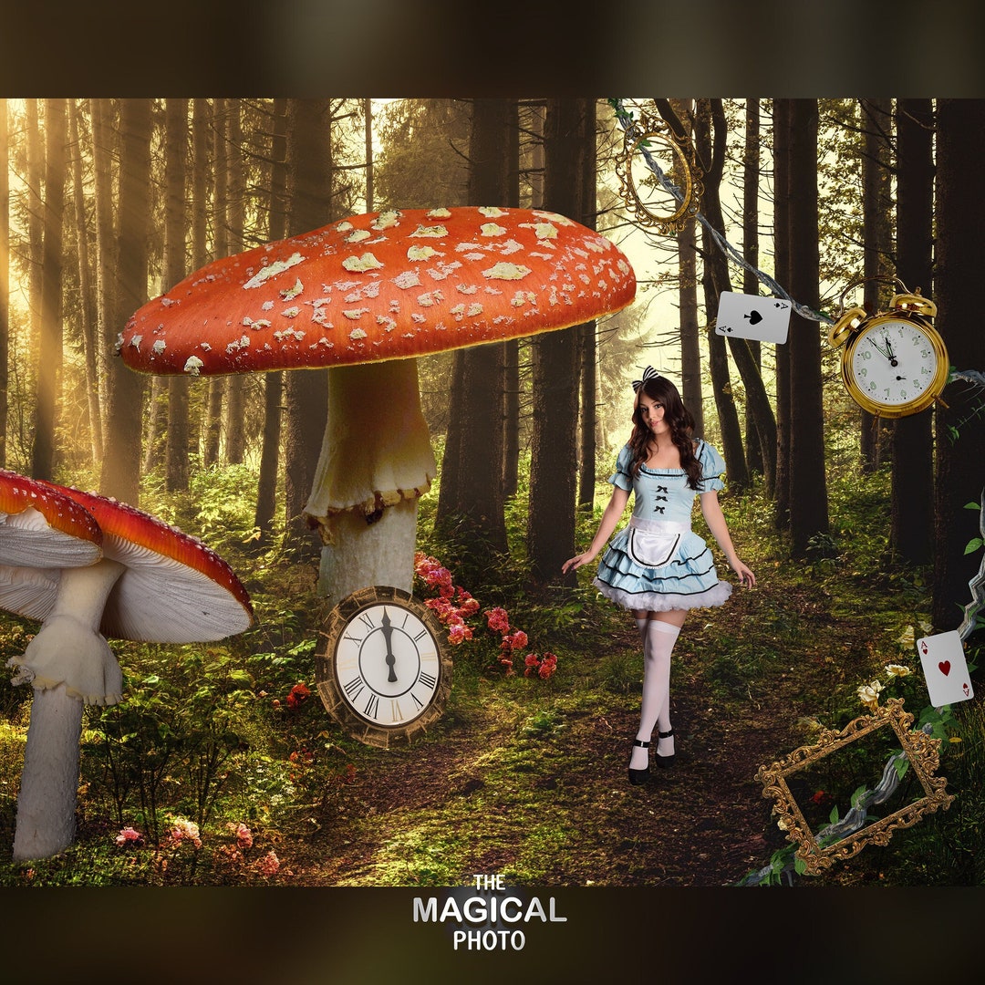 Wonderland Digital Background, Digital Backdrop, for Composite ...
