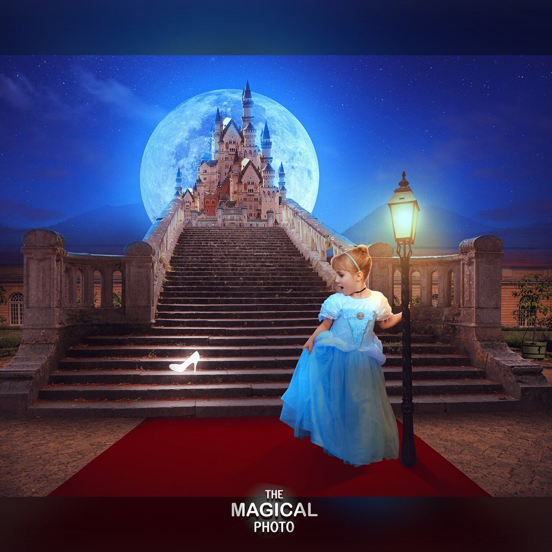 Princess Digital Background, Digital Backdrop, for Composite Photoshop ...