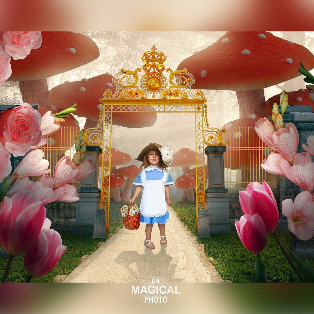 Wonderland Digital Background, Digital Backdrop, for Composite ...