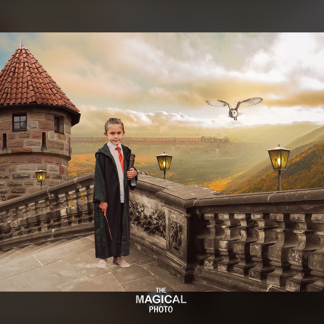 Wizard Digital Background, Digital Backdrop, for Composite Photoshop ...