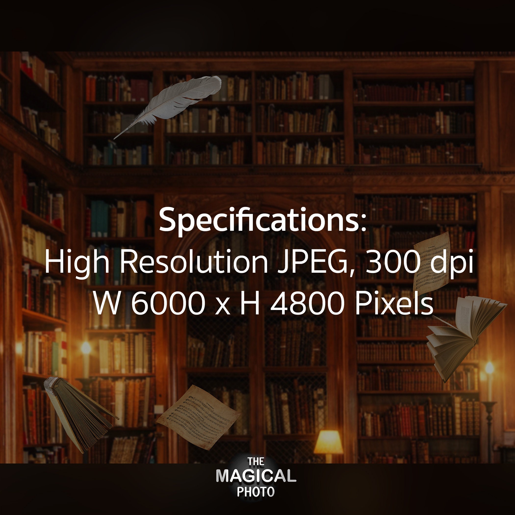 Magical Wizard spell room digital backdrop by Makememagical Harry ...