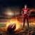 Football on Fire, Digital Background, Digital Backdrop, Photography ...