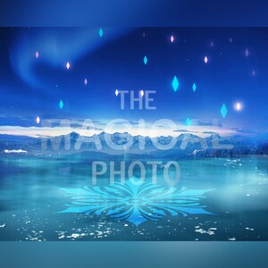 Princess Frozen Digital Background, Digital Backdrop, for Composite ...