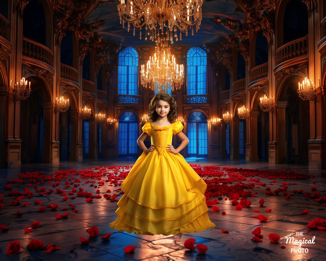 Princess Ballroom Digital Background, Digital Backdrop, for Composite ...