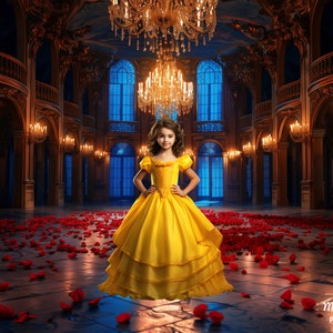 Princess Ballroom Digital Background, Digital Backdrop, for Composite ...