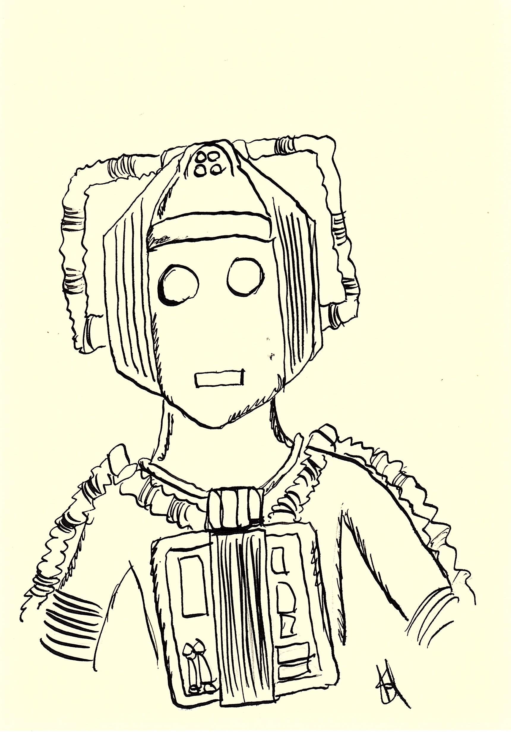 Cybermen Coloring Page