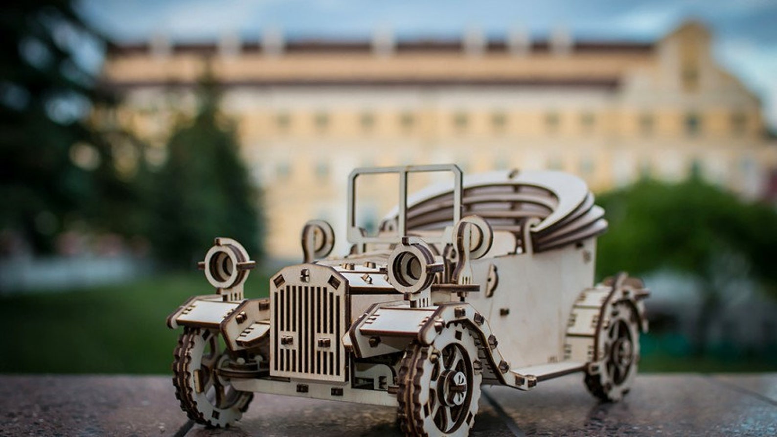 Hotrod Wooden Model Kit Retro Car Rubber Band Working Genuine - Etsy UK