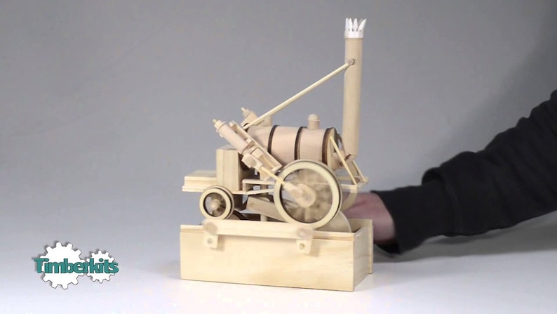 Stephenson's Rocket Model Kit 3D Moving Wooden Automata | Etsy
