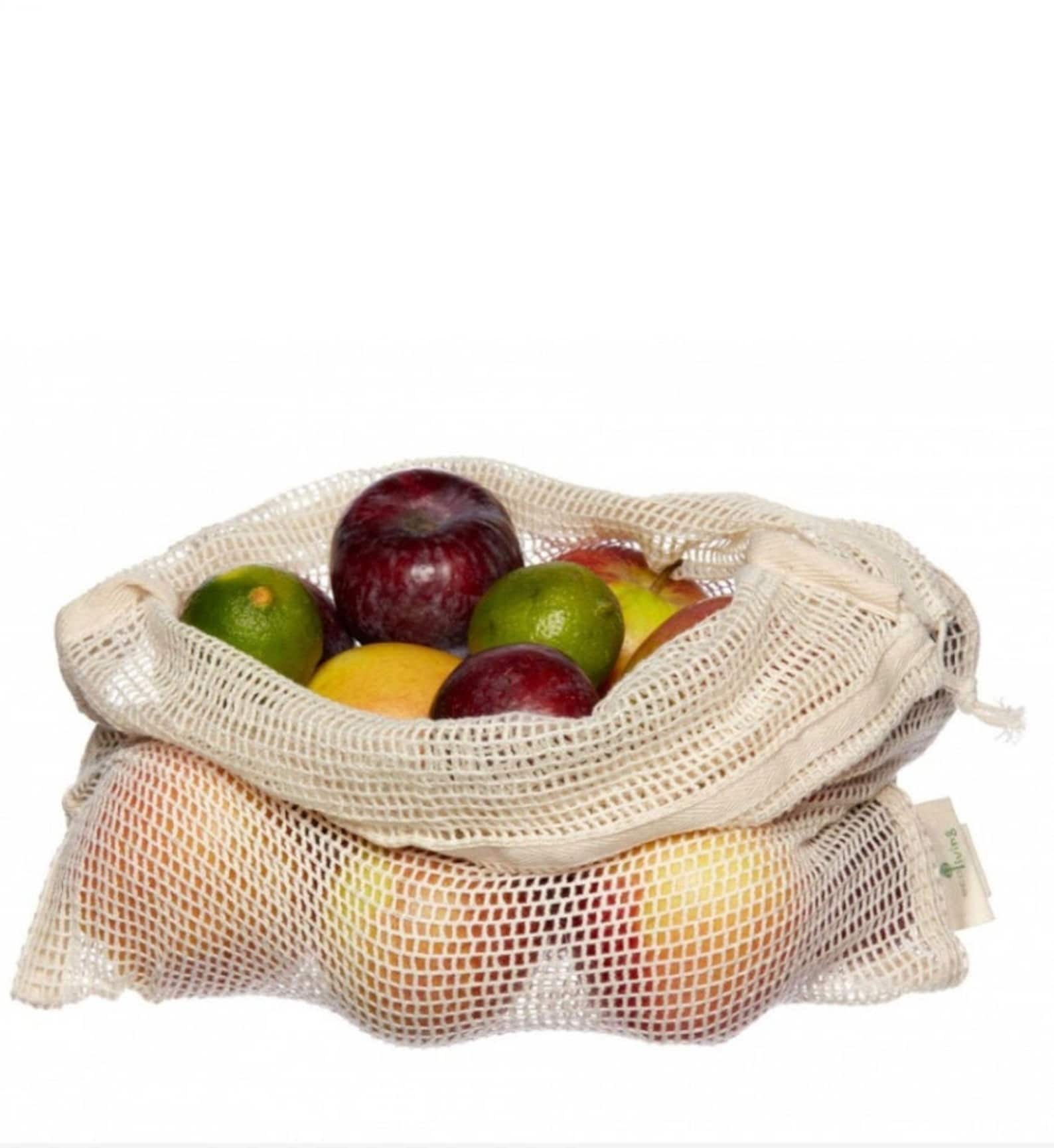 Organic Fruit & Veg Net Bags - Etsy