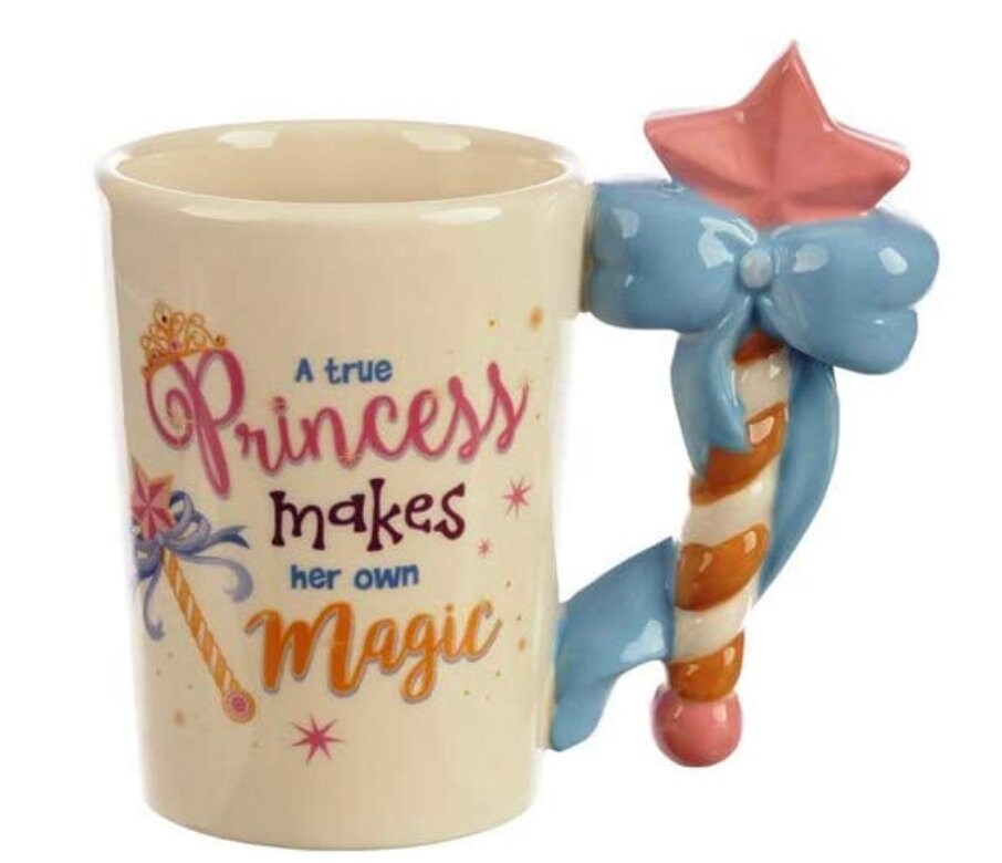 Fairy Princess Magic Wand Shaped Handle Mug - Etsy