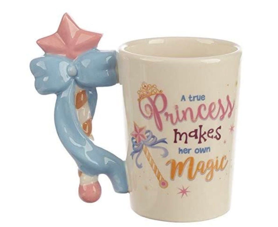 Fairy Princess Magic Wand Shaped Handle Mug - Etsy