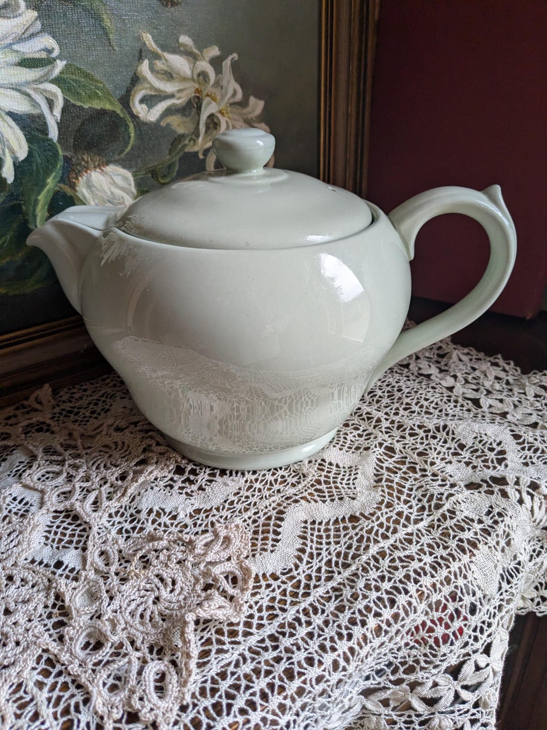 Spode Utility Ware Teapot in Flemish Green - Etsy
